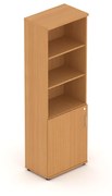 NABYTEK-DESIGNOVY.CZ - S562 11 - Kancelářská skříň Komfort, 60x38,5x183,5 cm, dveře 2/5 , buk
