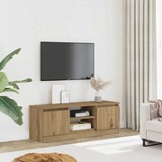 TV stolek dub artisan 102x30x36 kompozitní dřevo