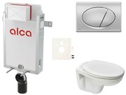Cenově zvýhodněný závěsný WC set Alca k zazdění + WC S-Line S-line Pro SIKOAP3