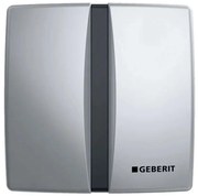 Geberit - Elektronické ovládání splachování pisoáru, bateriové napájení, matný chrom 115.804.46.5