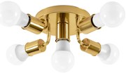 Toolight Kovové bodové stropní svítidlo APP708-5c Gold