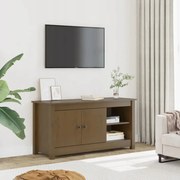 Tv Skříňka 103 X 36,5 X 52 Cm Masivní Borové Dřevo medová hnědá