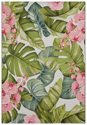 Hanse Home, Kusový koberec Flair 105615 Tropical Multicolored – na ven i na doma, 240x340, vícebarevná, chodba / předsíň