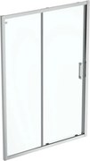 Ideal Standard - Posuvné sprchové dveře, dvoudílné, 110 cm, silver bright/čiré sklo K9275EOROZ1