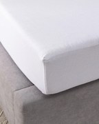 Jersey prostěradlo s gumou Jerry 90x200cm white
