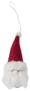 Plstěná dekorace Santa 12cm, Klippan Švédsko