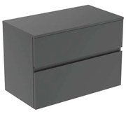 Ideal Standard Finesse - Umyvadlová skříňka, 80x44x56 cm, 2 zásuvky, matný antracit E3423Y2