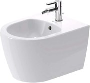 Duravit ME by Starck - Závěsný bidet, s přepadem, otvor pro baterii, DuraShield, bílá 229015AA00