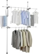 Teleskopický věšák na šaty HERKULEX FLEX, 165-300 x 116-190 x 36 cm, WENKO