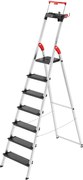Hliníkové schůdky Hailo L100 Topline, 6+1 příčka, nosnost 150 kg, 8050-707