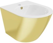 Mexen Lena závěsný bidet, bílý/zlatý - 35224806