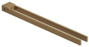 Kludi Vela C - Dvojitý držák na ručníky, kartáčovaný bronz 31977N1