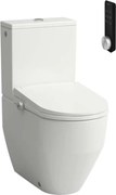 Laufen Cleanet Pro - Elektronický bidet s keramikou, vario odpad, Rimless, SoftClose, bílá H602890000S002