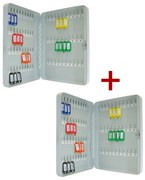 Skříňka na klíče s mechanickým zámkem, 1+1 ZDARMA, 100 klíčů