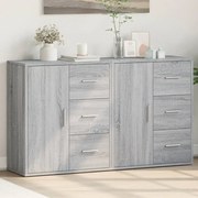 Příborníky 2 ks šedé sonoma 60 x 31 x 70 cm kompozitní dřevo 3276558