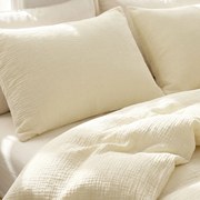 Mušelínové prodloužené povlečení Ivory Velikost: 140 x 220 + 70 x 90