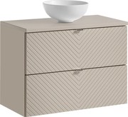 Comad Koupelnová skříňka s deskovým umyvadlem SET-VIC B CASHMERE 80 kašmír