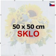 Příslušenství k puzzle bfhm rám na puzzle euroclip, 50 x 50 cm, sklo