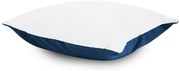 Matex Saténový povlak na polštář 40x40 Double Face navy blue white 47+01