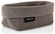 Hnědý úložný košík Blomus Rope, 11,5 x 20 cm