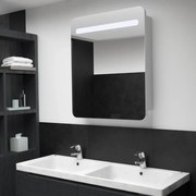 Led Koupelnová Skříňka Se Zrcadlem 68 X 9 X 80 Cm