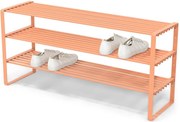 Ocelový botník v lososové barvě 100x48,5x29 cm Rex – Spinder Design