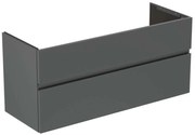 Ideal Standard Finesse - Umyvadlová skříňka, 120x44x55 cm, 2 zásuvky, matný antracit E3385Y2