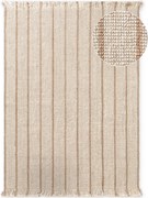 Krémový ručně tkaný jutový koberec 160x230 cm Harvest Sierra – Elle Decoration