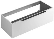 Kludi Icos - Umyvadlová skříňka, 100x50x35 cm, 1 zásuvka, matná bílá 50S12053