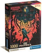 Clementoni - Puzzle 1000 Stranger Things Compact The Piggyback