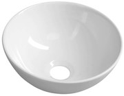 Sapho Small - Umyvadlová mísa Aster, průměr 28 cm, bez přepadu, bílá AR499