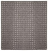 Condor Carpets, Kusový koberec Udinese hnědý čtverec, 60x60, hnědá, chodba / předsíň