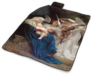 Sablio Plážová deka Panna s anděly - William-Adolphe Bouguereau: 200x140 cm