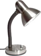 Stmívatelná stolní lampa KADET–S 1xE27/40W/230V matný chrom