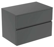 Ideal Standard Finesse - Umyvadlová skříňka, 80x51x56 cm, 2 zásuvky, matný antracit E3434Y2