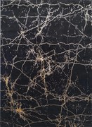 BE Koberec Elite 4355 BLACK GOLD - černý obdélníkový Rozměr: 140x190 cm