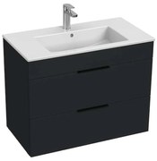 Jika Cube - Skříňka s umyvadlem 80x43x61 cm, matný antracit H4537621763521