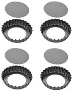 TESCOMA Forma s vlnitým okrajem a odnímatelným dnem DELÍCIA ø 10 cm, 4 ks