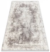 Koberec CORE W9784 Vintage růžice - strukturální dvě úrovně rouna, bé