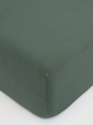 MK Lůžkoviny Jersey prostěradlo Classic 120 × 200 cm - olivová