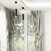 LED RGBW Stmívatelný koupelnový lustr na lanku TURYN 1xGU10/4,8W/230V IP44 černá
