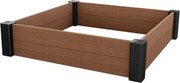 Curver Vyvýšený záhon - Vista Modular 121,5 x 121,5 x 27 cm, hnědý