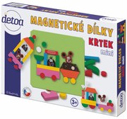 Detoa Magnetické dílky mini Krtek dřevo 27ks v krabici 27x19x3cm