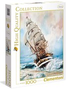 Clementoni - Puzzle 1000 Plachetnice-Amerigo Vespucc