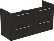 Ideal Standard i.Life A - Umyvadlová skříňka, 120x63x44 cm, 4 zásuvky, matná uhlově šedá T5513NV