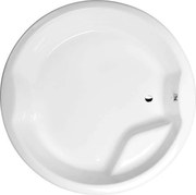 Polysan - Kulatá vana ROYAL ROUND, 172x49 cm, bílá 73211