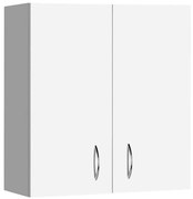Aqualine Simplex Eco - Horní skříňka 60x60x24 cm, 2 dvířka, bílá SIME535