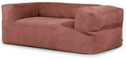 Manšestrový sedací vak v cihlové barvě Sofa MooG – SLOWDOWN