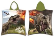 Bavlněné dětské pončo velikost 3-8 let Jurassic World "Volcano" – Jerry Fabrics