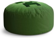 Taburet Circle Green Blocks, zelená